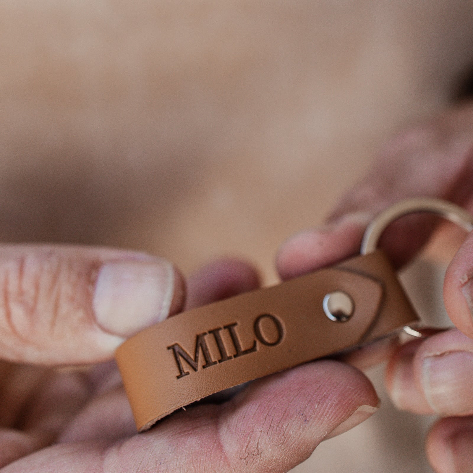 The Men's Keyring | Men's Personalised Keyrings | Kellective by Nikki